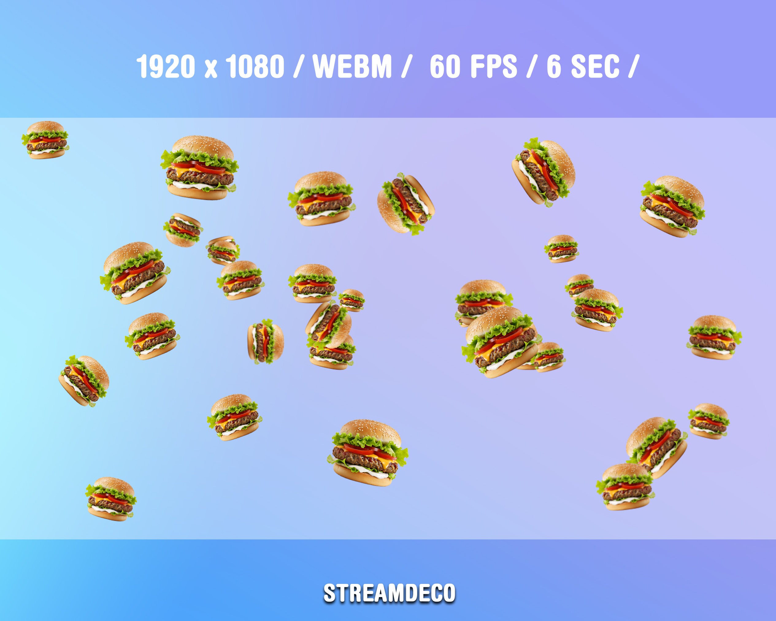 Burger Shooting Animated Twitch Alert, Stream Alert for Streamlabs ...