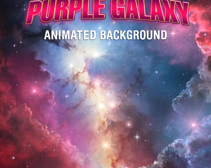 Animated Vtuber Background for Twitch, Cozy Space Room, Alien Outer ...