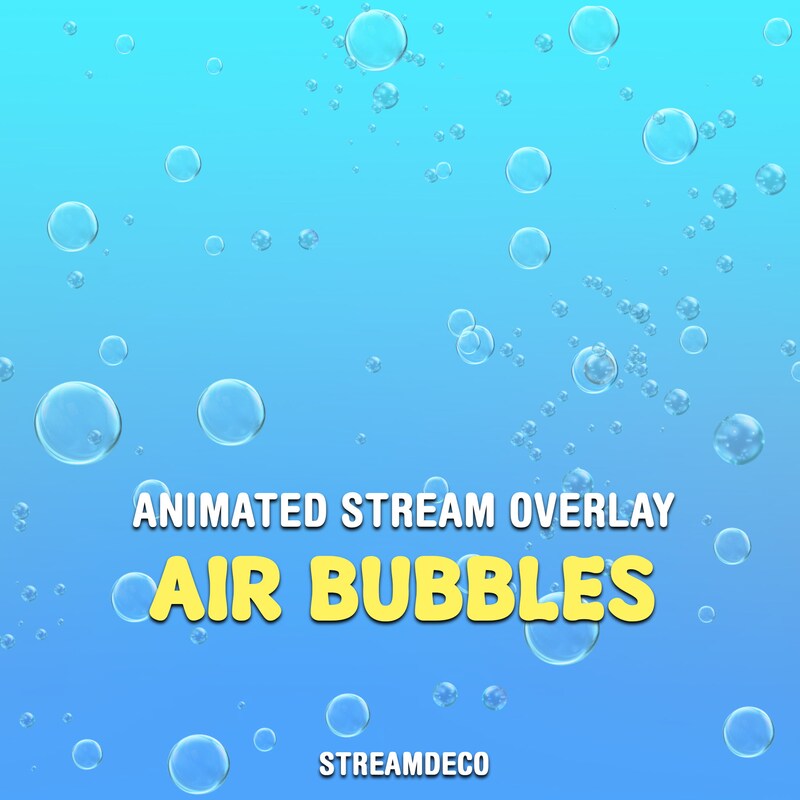 Bubble Overlay Twitch - Etsy