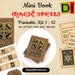 DIY Miniature Book, Magic Spell Book for Dollhouse Library, Printable ...