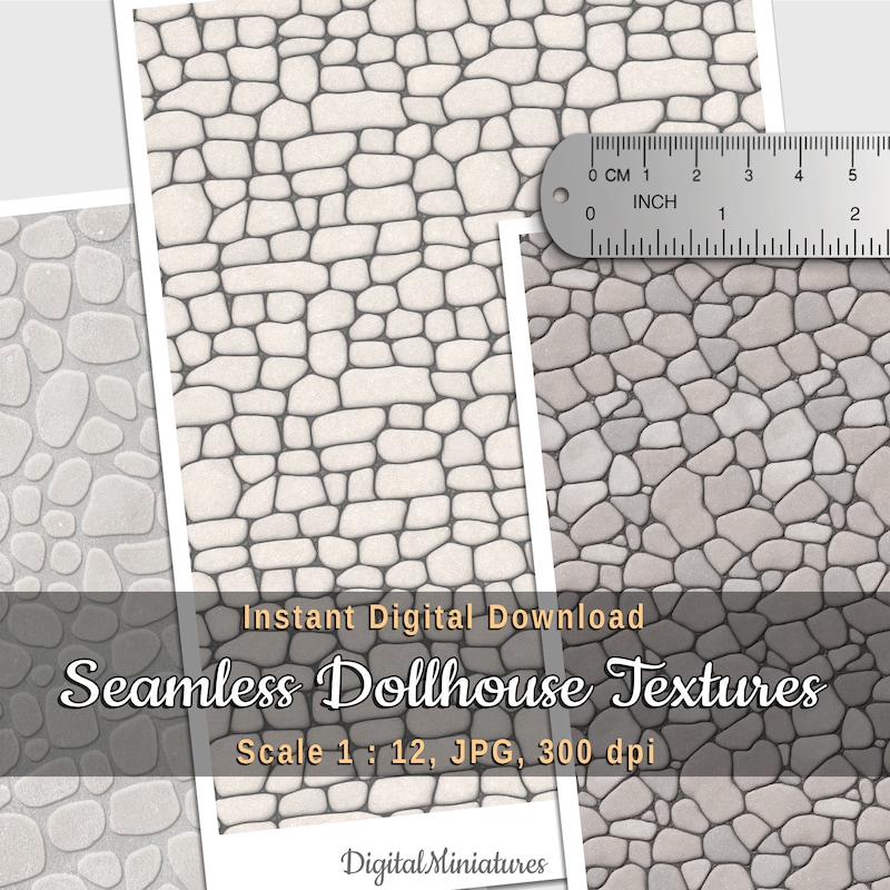 Miniature Stone Template - Etsy UK
