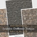 Brick and Stone Printable Sheets for DIY Dollhouse and Miniature ...