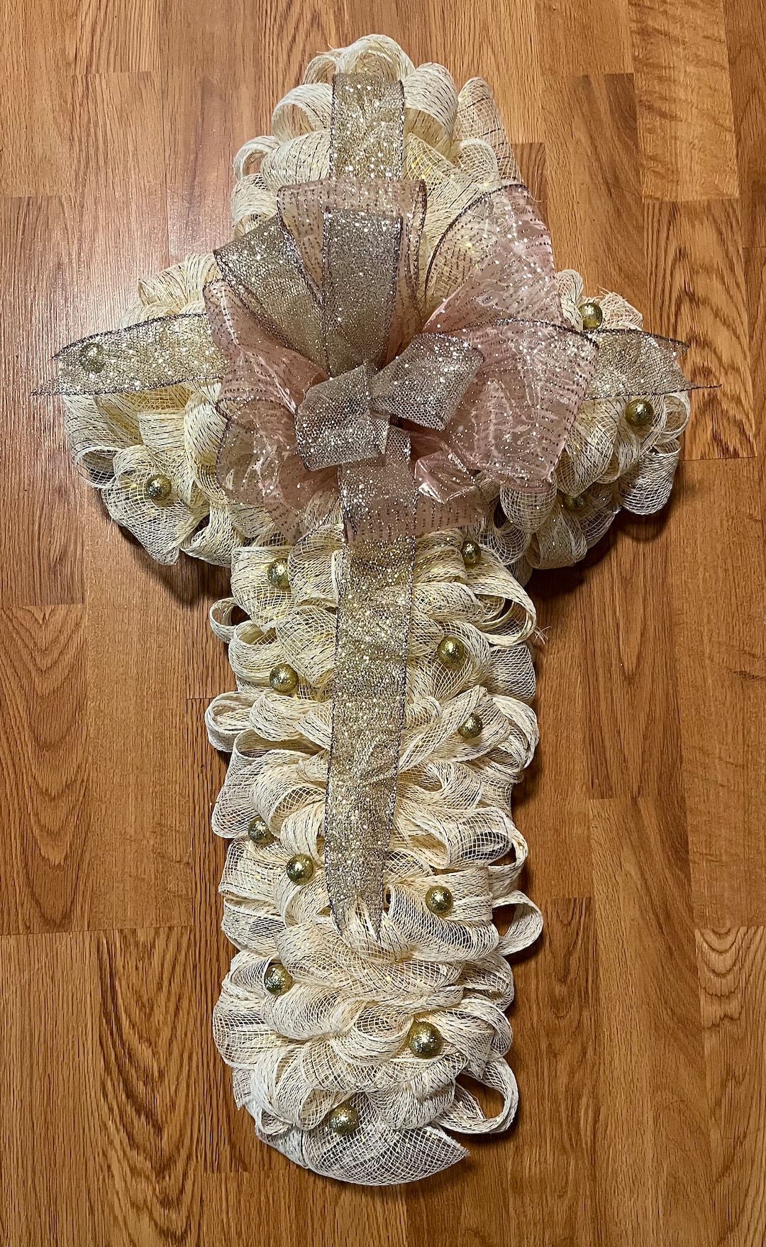 Cross Shaped Wreath - Etsy