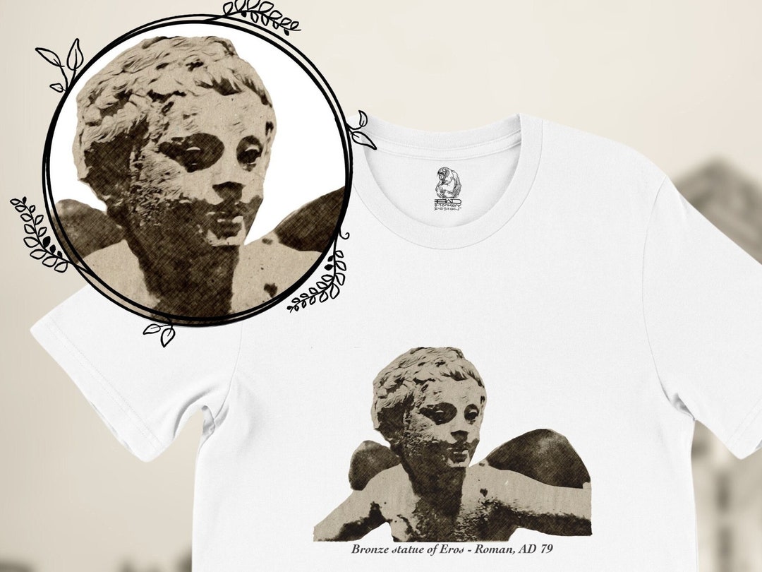 Ancient Roman Statue T-SHIRT, Eros God of Love Original Photo Art ...