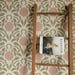 Blockprint Floral Wallpaper, LARGE, Pink Green, Peel and Stick, Pre ...