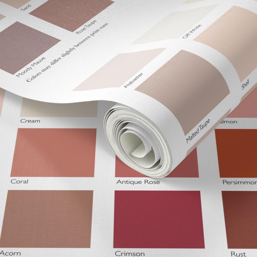 Custom Color Charts for Custom Wallpaper, Peel and Stick, Prepasted ...
