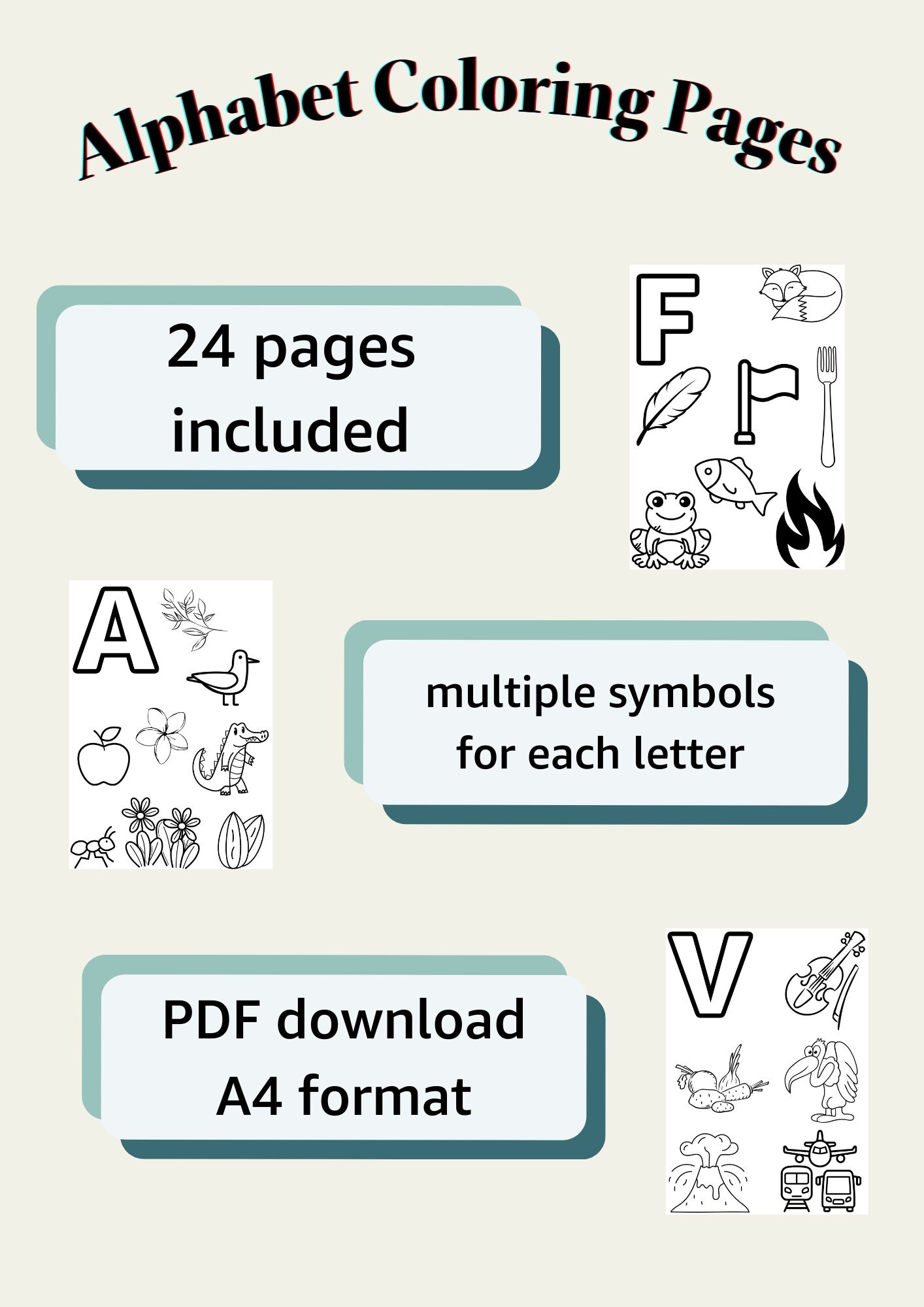 Alphabet Worksheets Printable Worksheets Coloring Pages Handwriting 24 ...