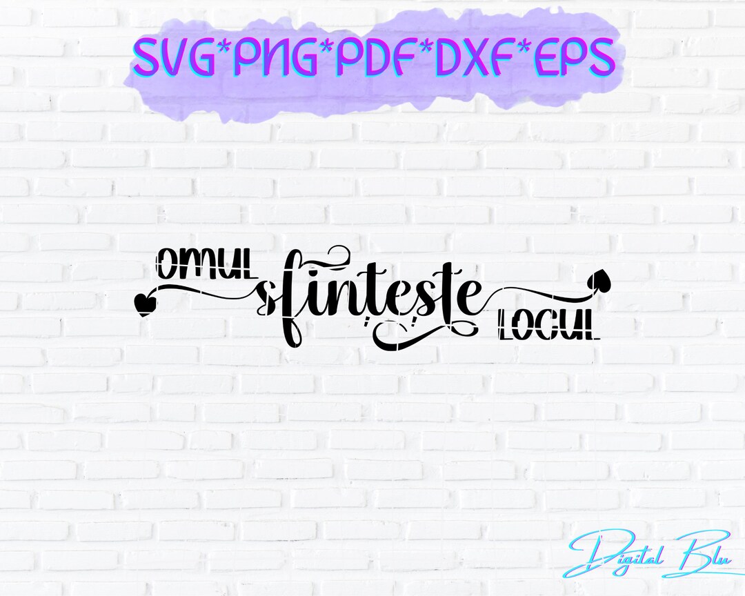 Romanian Saint SVG Cut File Cute Hearts - Etsy