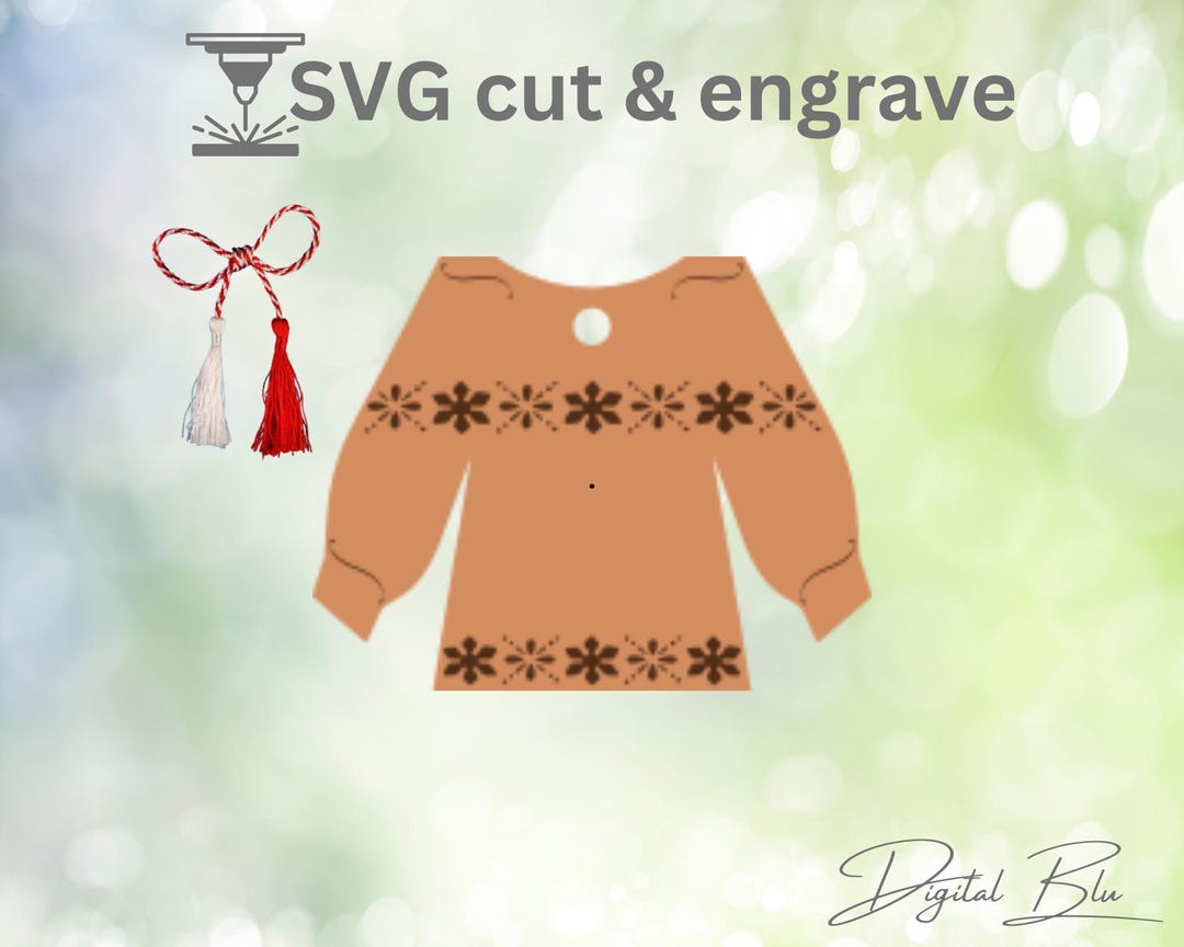 SVG Vector Martisor Sau Breloc Ie Bluza Traditionala Motif Romanesc ...