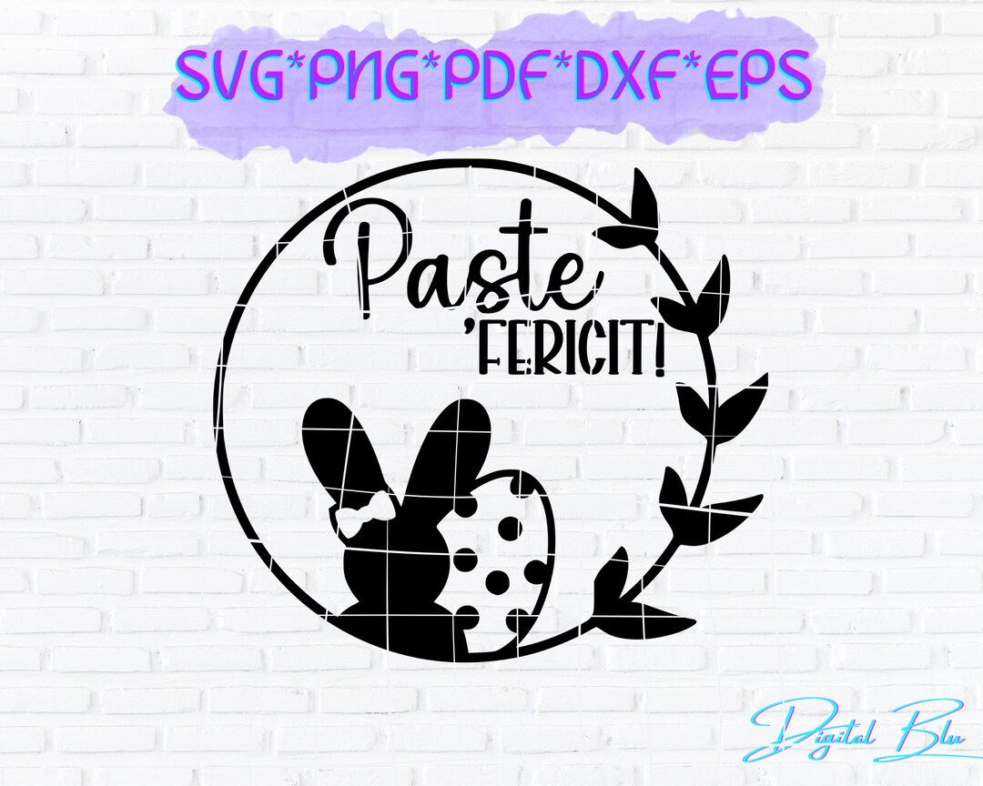 Paste Fericit Romanian Easter Wreath Happy Easter Quote Sayings SVG Cut File - Etsy