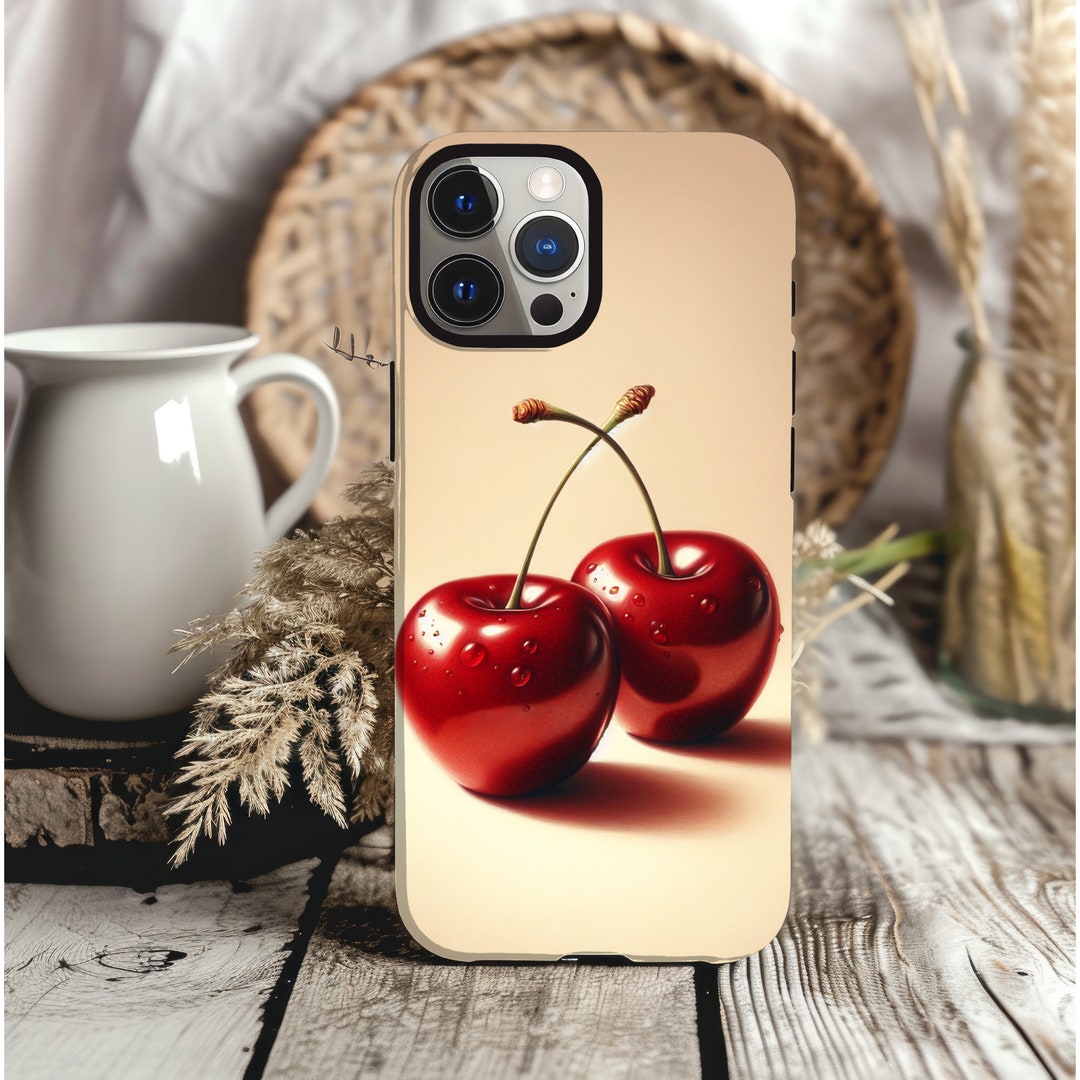 Tough Cases, Realistic Cherry Tough Case Vibrant and Fresh Design ...