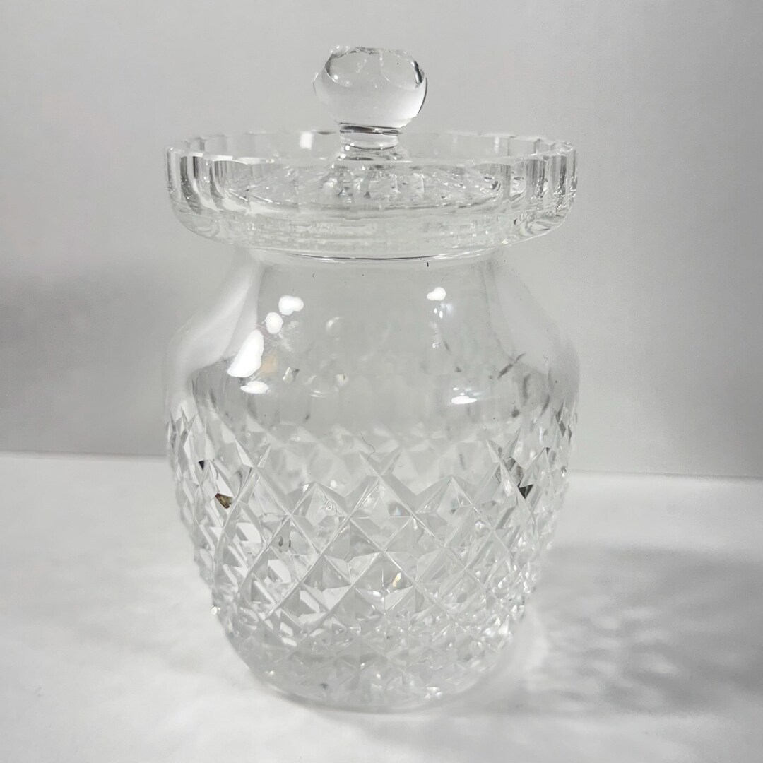 Waterford Crystal Alana Mustard Jelly Condiment Jar With Lid 4.5" - Etsy