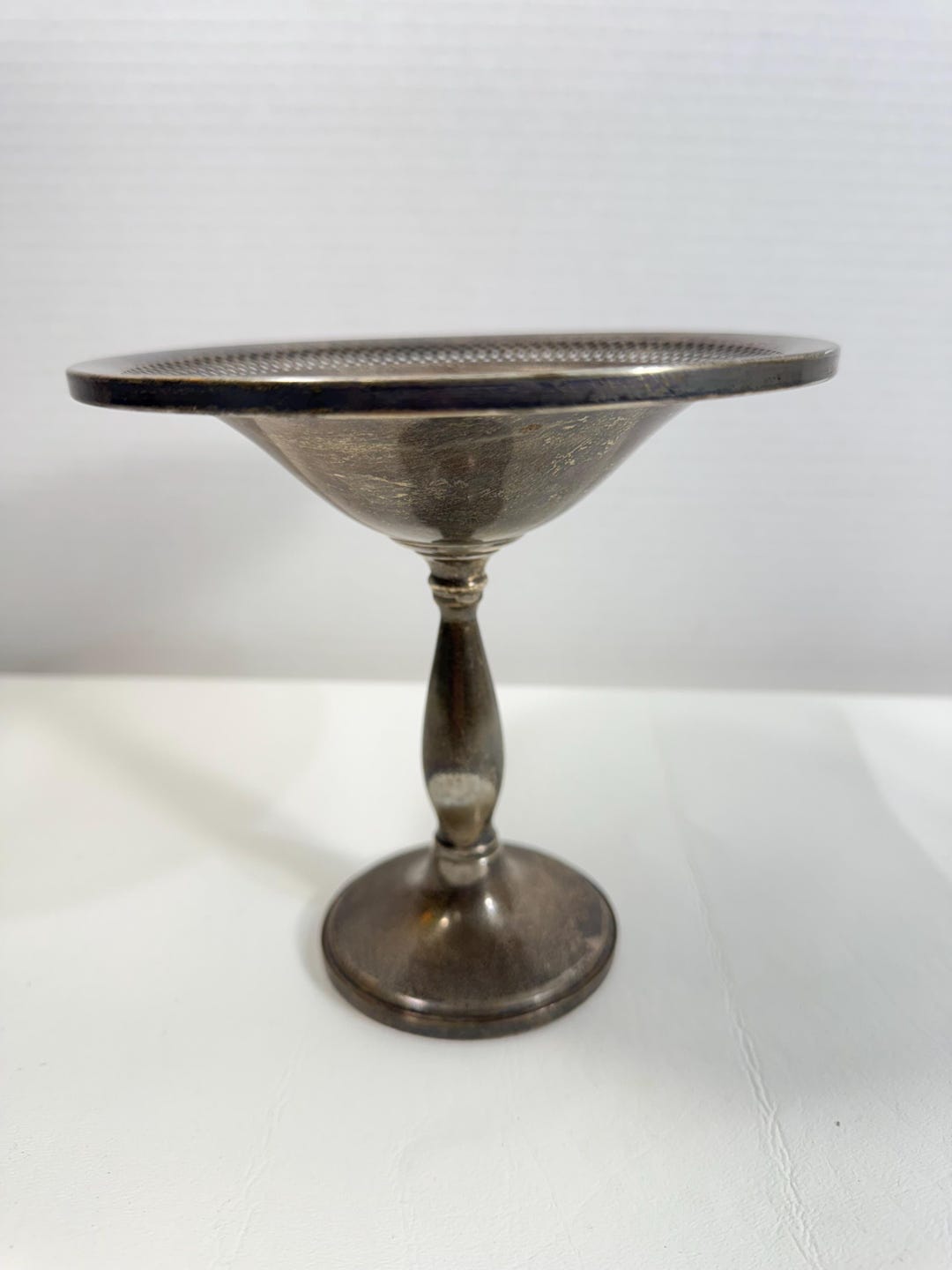Sterling Silver Weighted Pedestal Compote Dish Fisher Silversmiths #917 ...