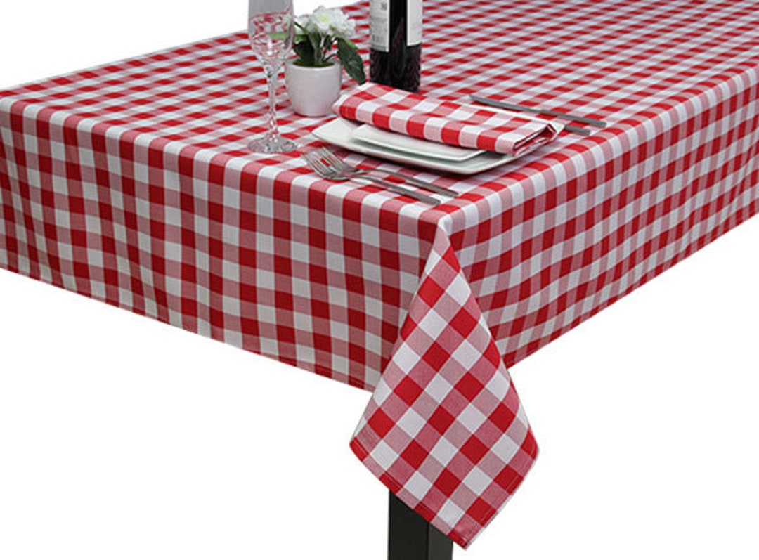 Gingham Tablecloths - Etsy UK