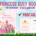 Princess Busy Book for Preschool With Alphabet, Numbers, Matching ...