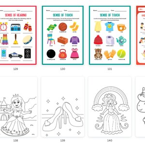 Princess Busy Book for Preschool - With Alphabet, Numbers, Matching ...