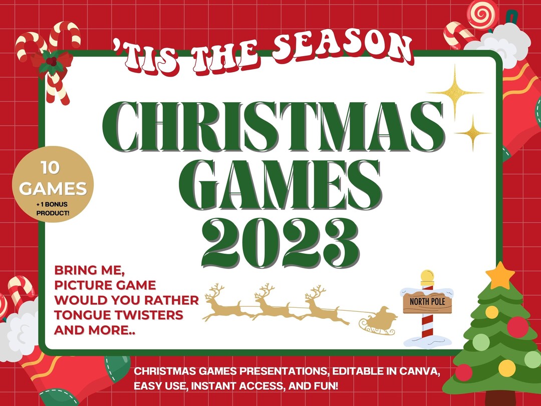 Christmas Powerpoint Game, Christmas Zoom Games for Office Party ...