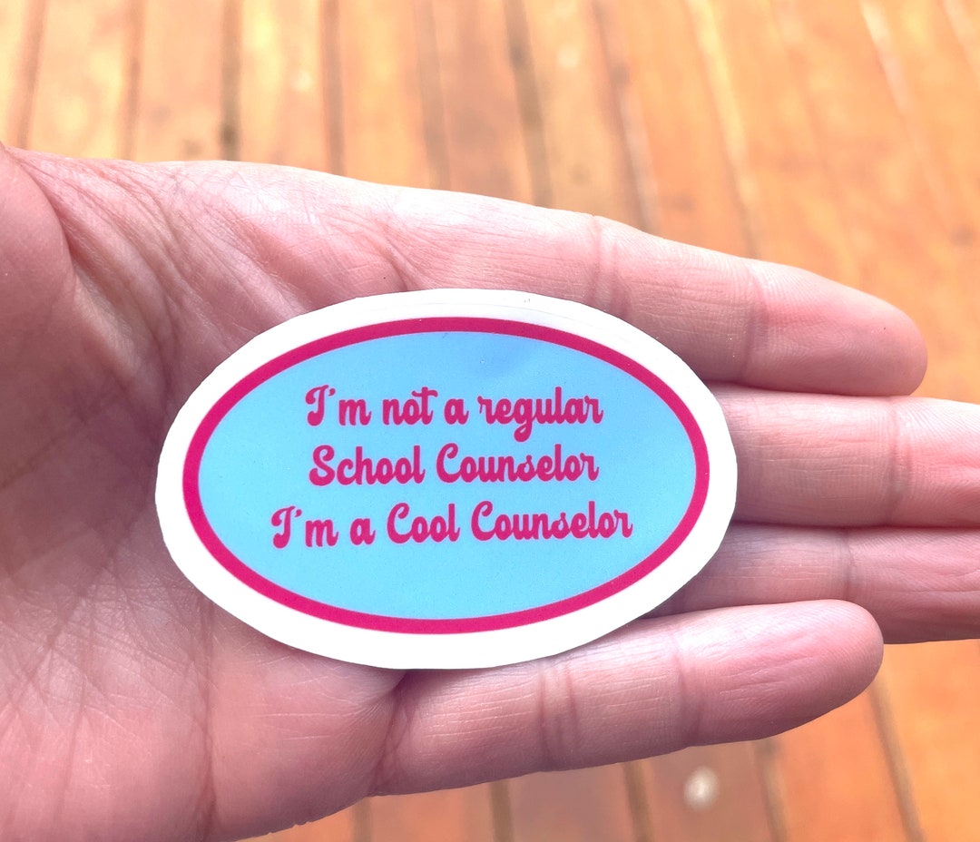 Cool School Counselor Sticker| Vinyl Sticker|counselor Appreciation ...