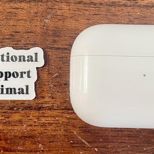 Emotional Support Animal Dog Sticker |dog Lover| Chihuahua Lover| Water ...