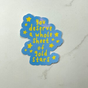 Gold Stars Sticker| Vinyl Sticker| Back to School Sticker| Teacher ...