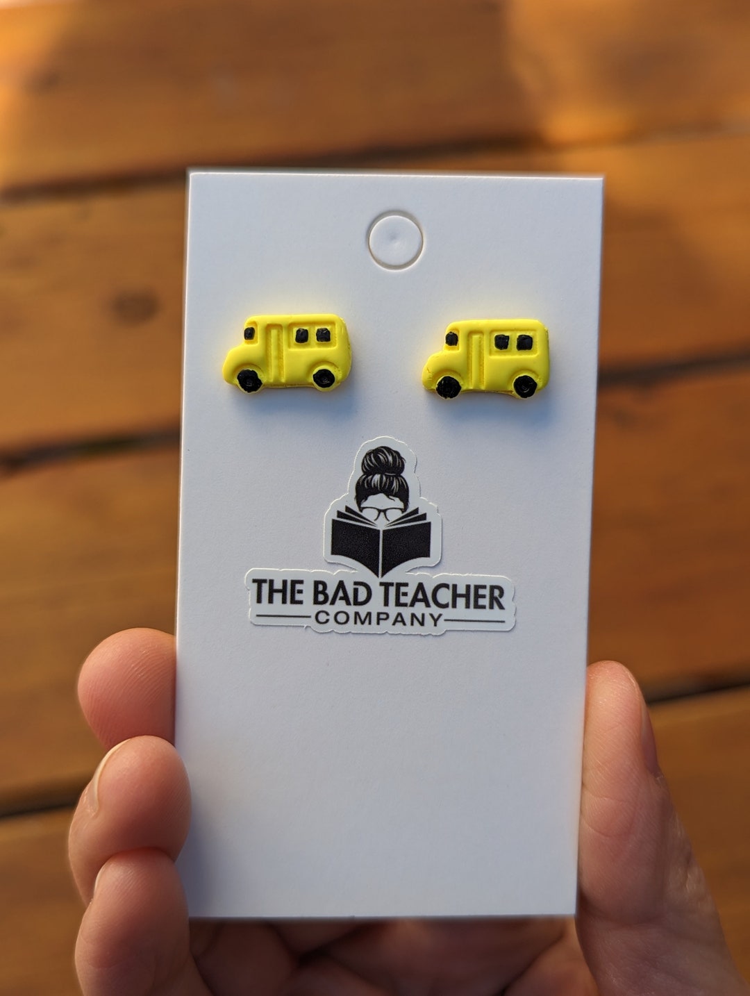 School Bus Earrings| Clay School Bus Earrings| Teacher Earrings| Back ...