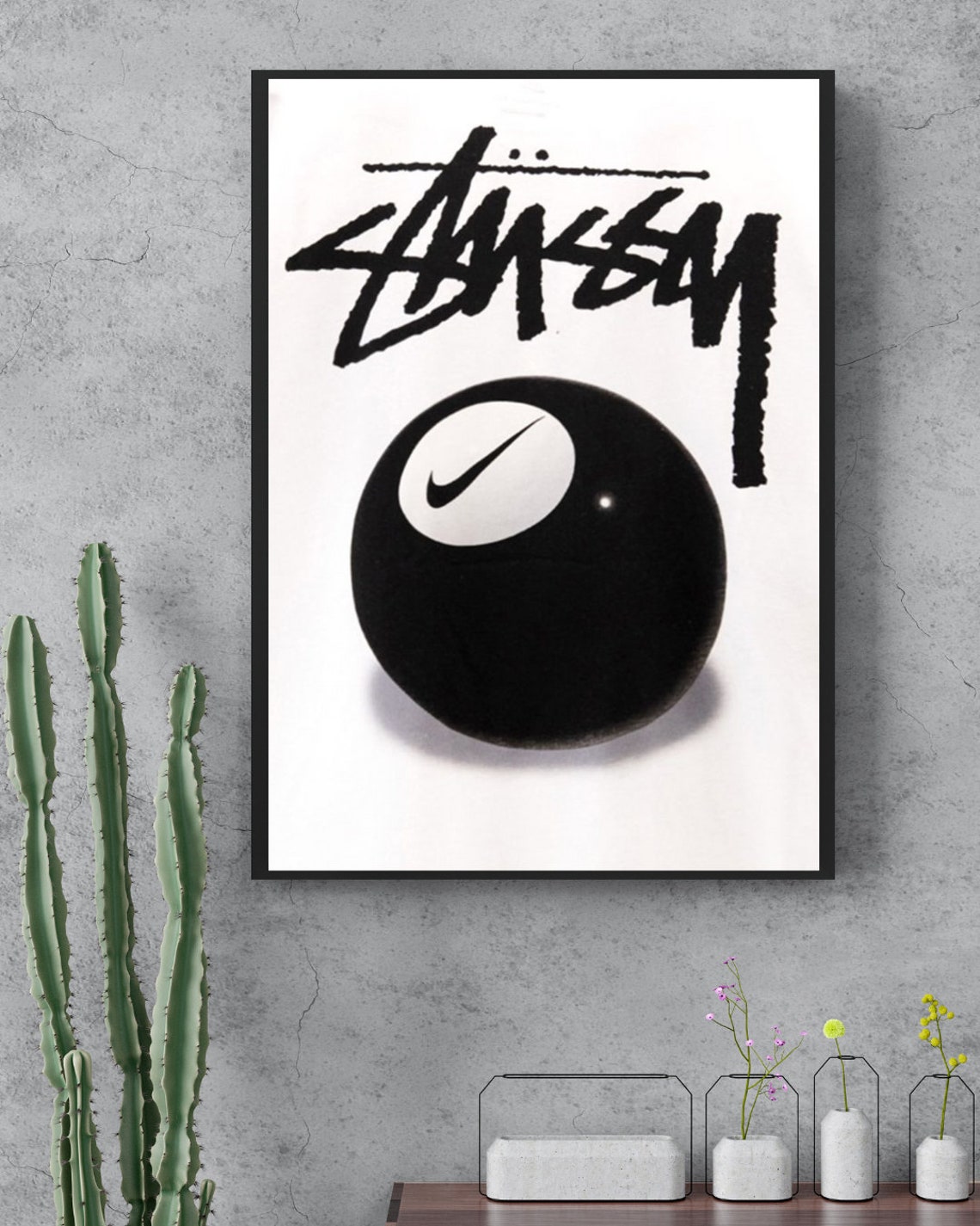 Printable Digital Wall Art Poster Stussy Printable Wall Art Stussy ...