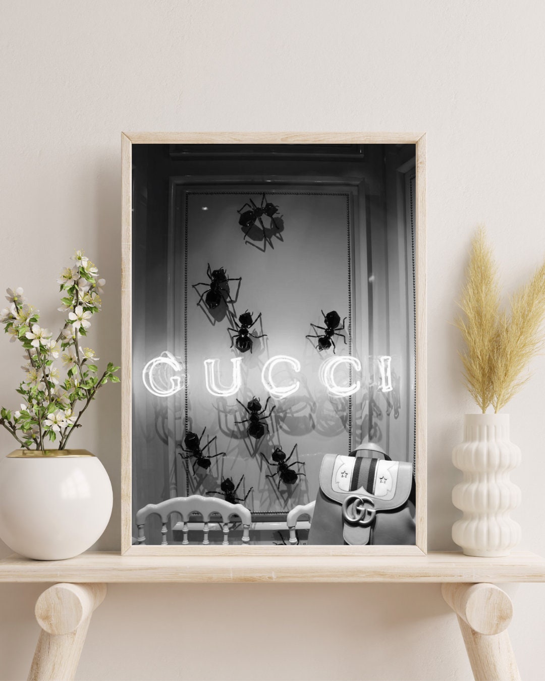 Printable Gicci Wall Art Printable Downloadable Gucci Fashion Wall Art ...