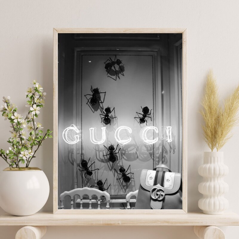 Gucci Wall Decor - Etsy