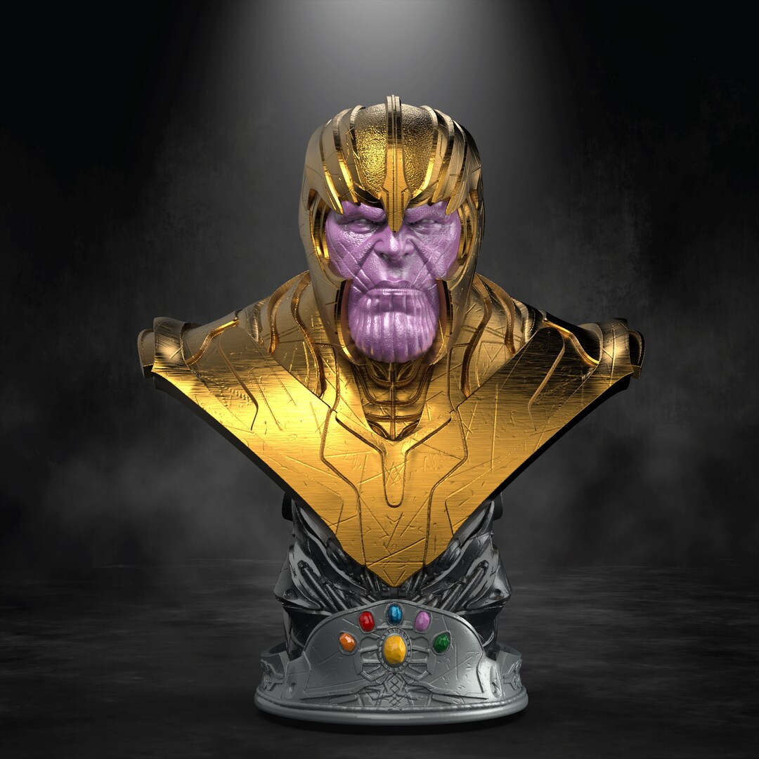 Than0s Figure Bust, Cool Super Hero Model, M.rvel Comics Hero, High ...