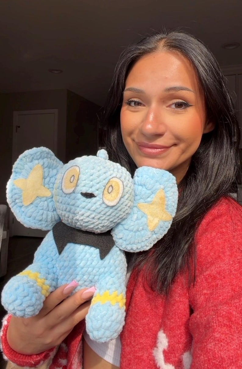 Low-sew Shinx Pokemon Crochet Pattern - Etsy