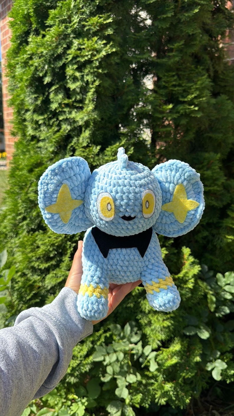 Low-sew Shinx Pokemon Crochet Pattern - Etsy