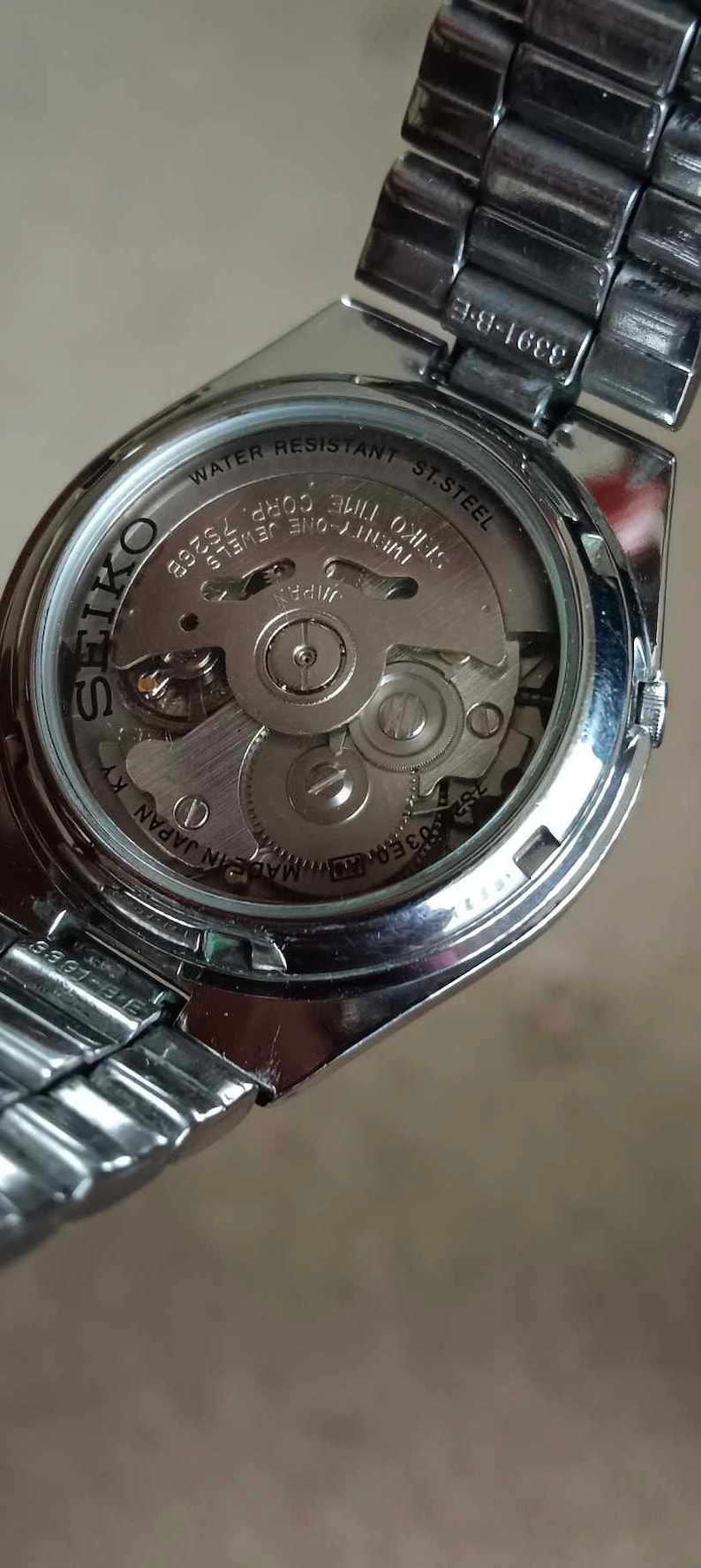 Pre-owned Vintage Seiko 5 Automatic 7s26 Inner Bezel Silver Dial Day ...