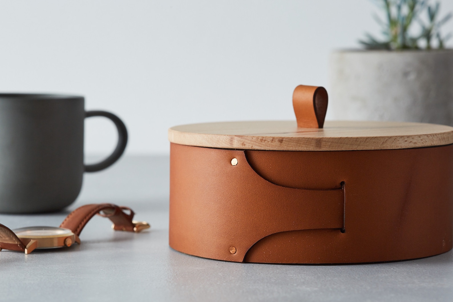 Leather Keepsake Box (tan) - Etsy