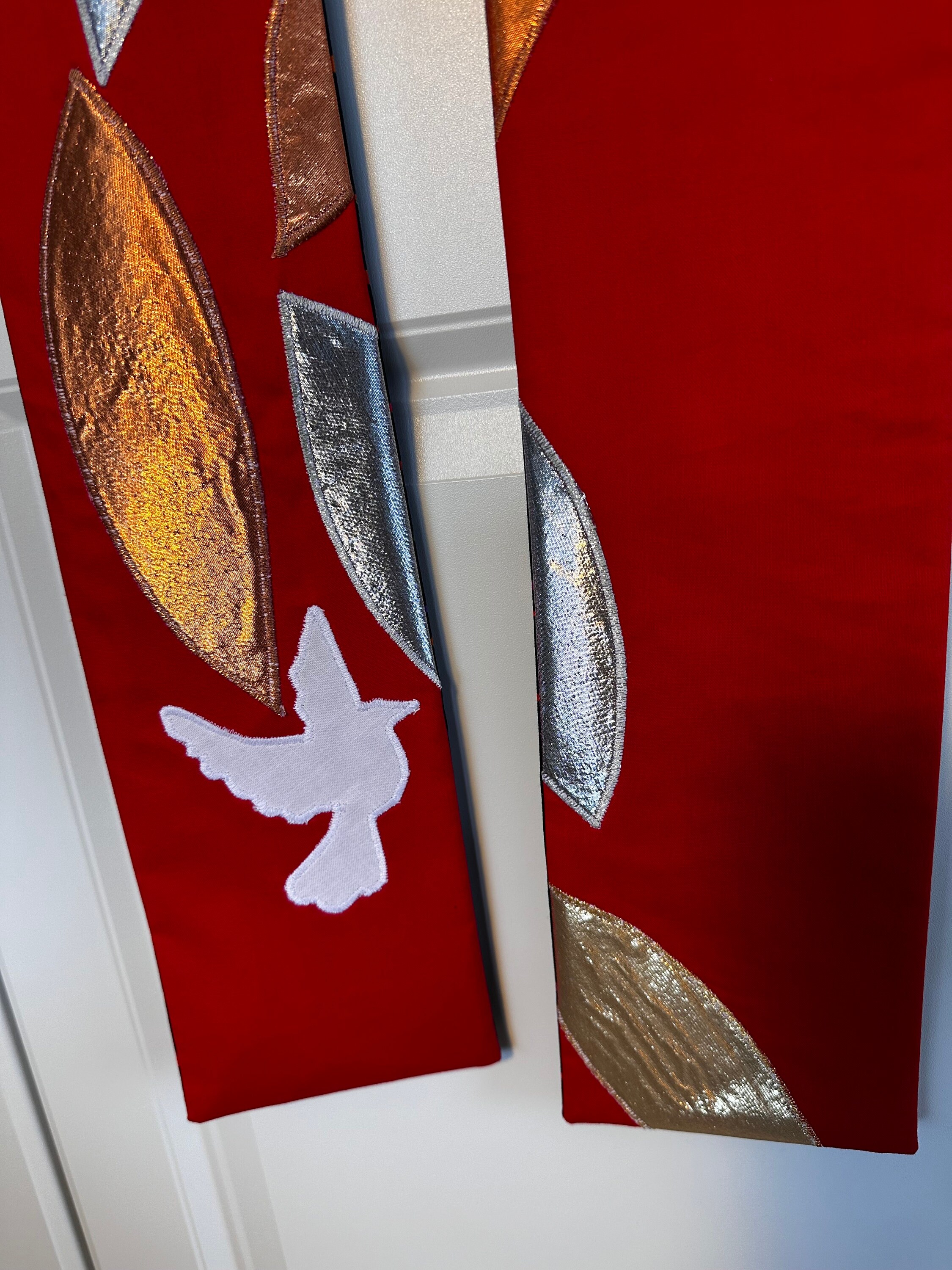 Red Pentecost Trinity Doves - Etsy