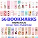 56 Editable Canva Bookmark Templates - Random Designs With Freebies. No ...