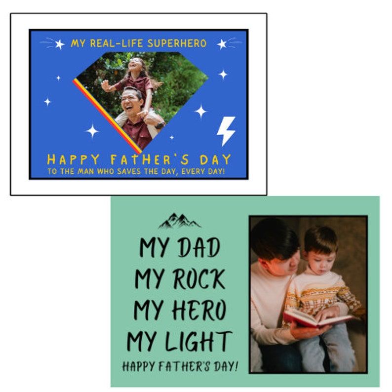 Happy Father's Day Editable and Printable Cards | Fathers Day Card ...