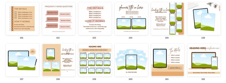 200+ Canva Template for Digital Mock-up for Content and Listing With ...