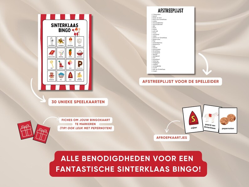 Sinterklaas Game || Printable Family Game for Christmas Eve || Picture ...