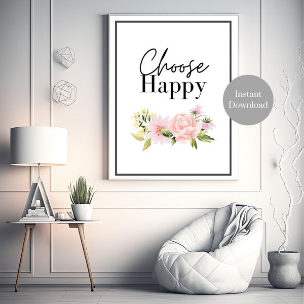 Choose Happiness - Etsy