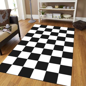 Chess Rug, Chess Set Rug, Game Room Rug, Kids Room Mat, Gift for Chess ...