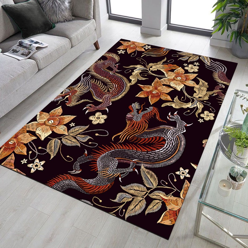 Chinese Dragon Rugs - Etsy