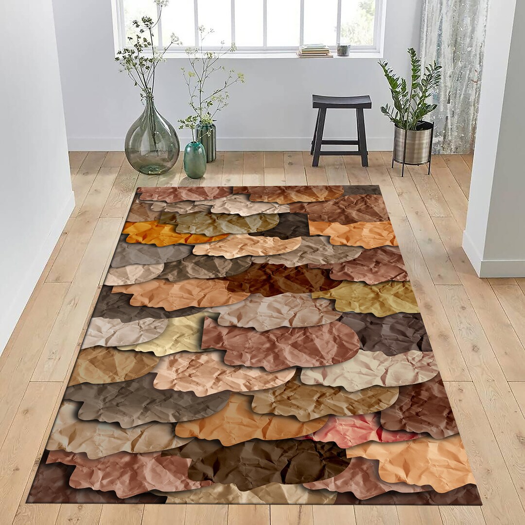 African American Rugs, Brown Rugs, Abstract Faces Rugs, Abstract Rug ...