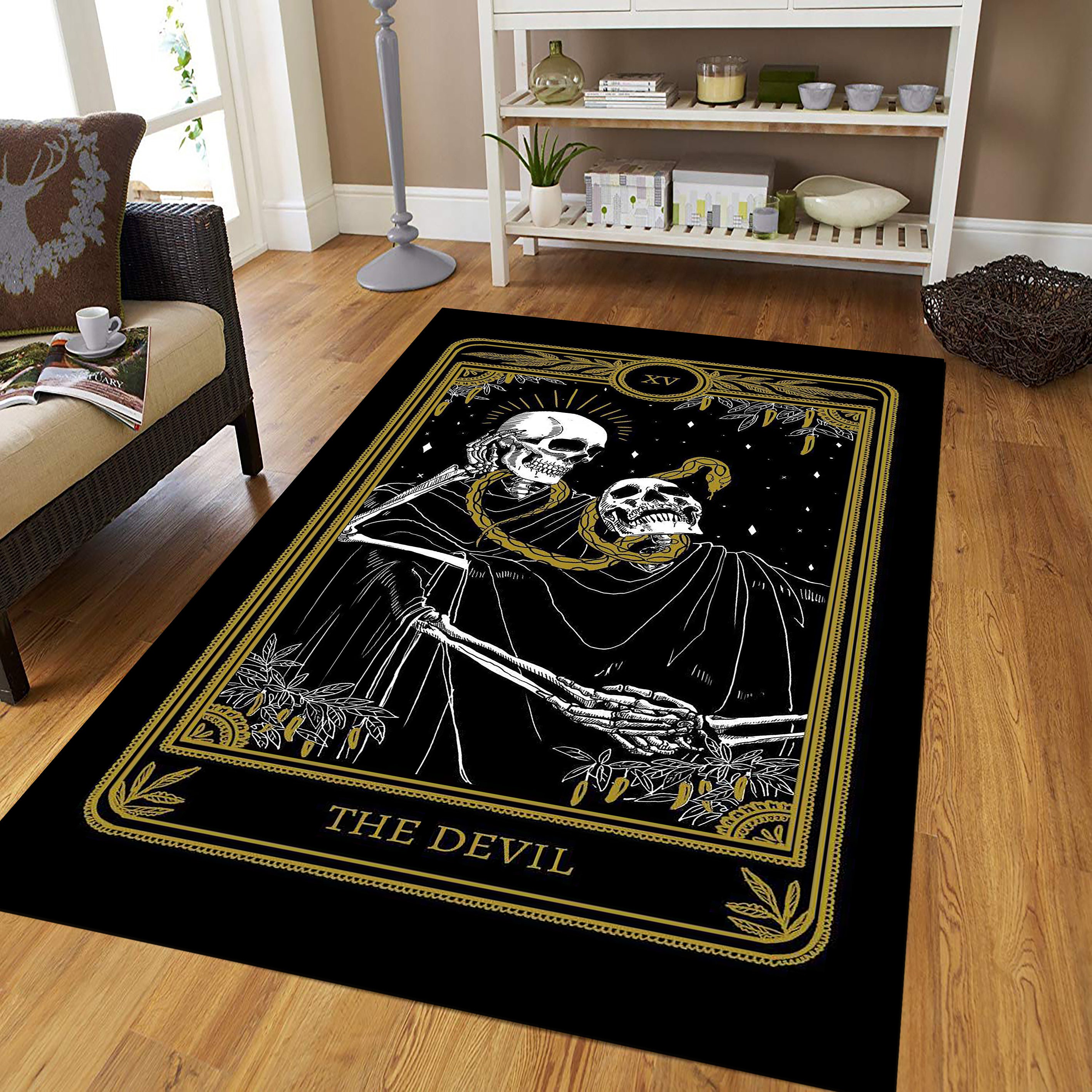 Tarot Rug, Tarot Cards Mat, Tarot Card Pattern Rug,tarot Reading Rug ...