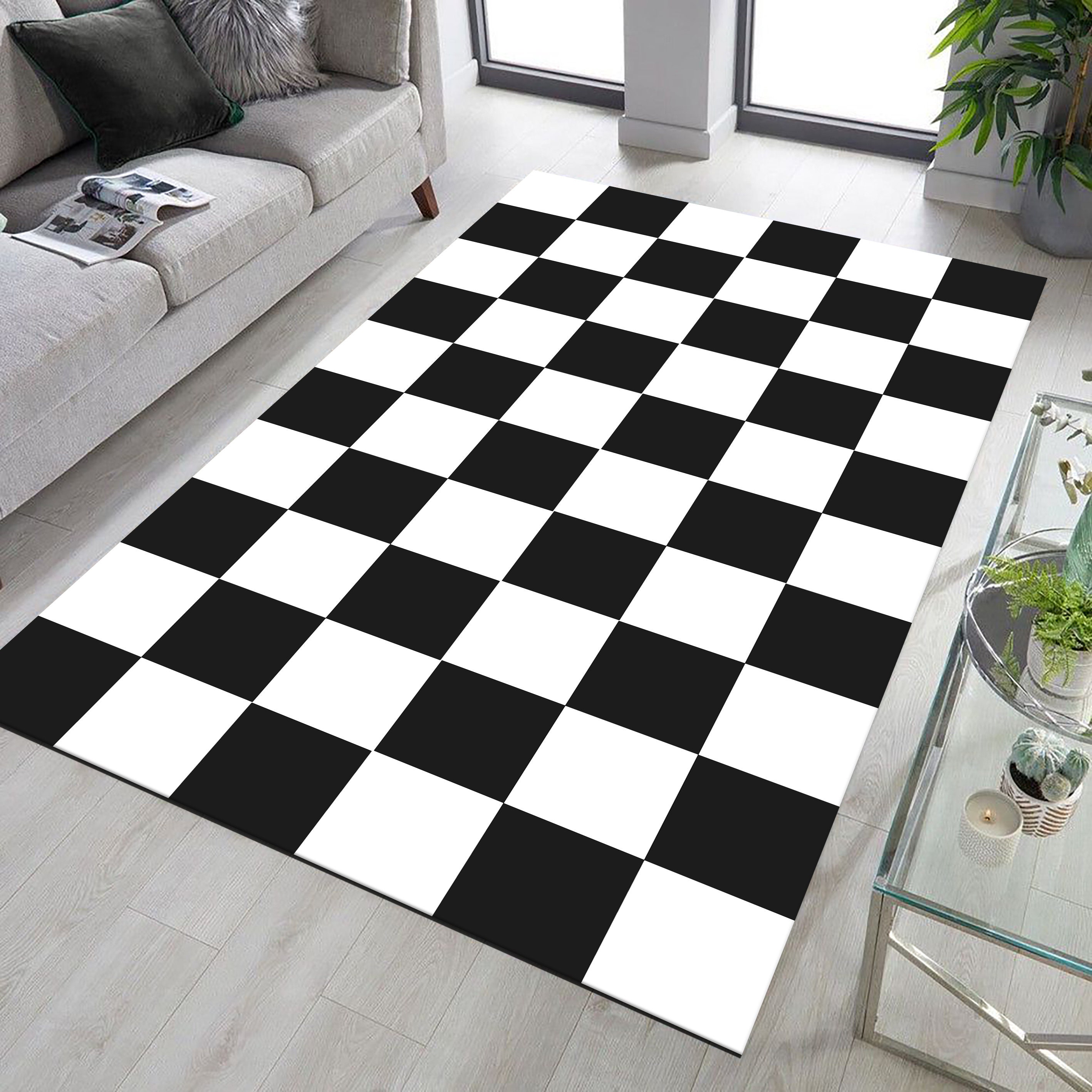Chess Rug, Chess Set Rug, Game Room Rug, Kids Room Mat, Gift for Chess ...