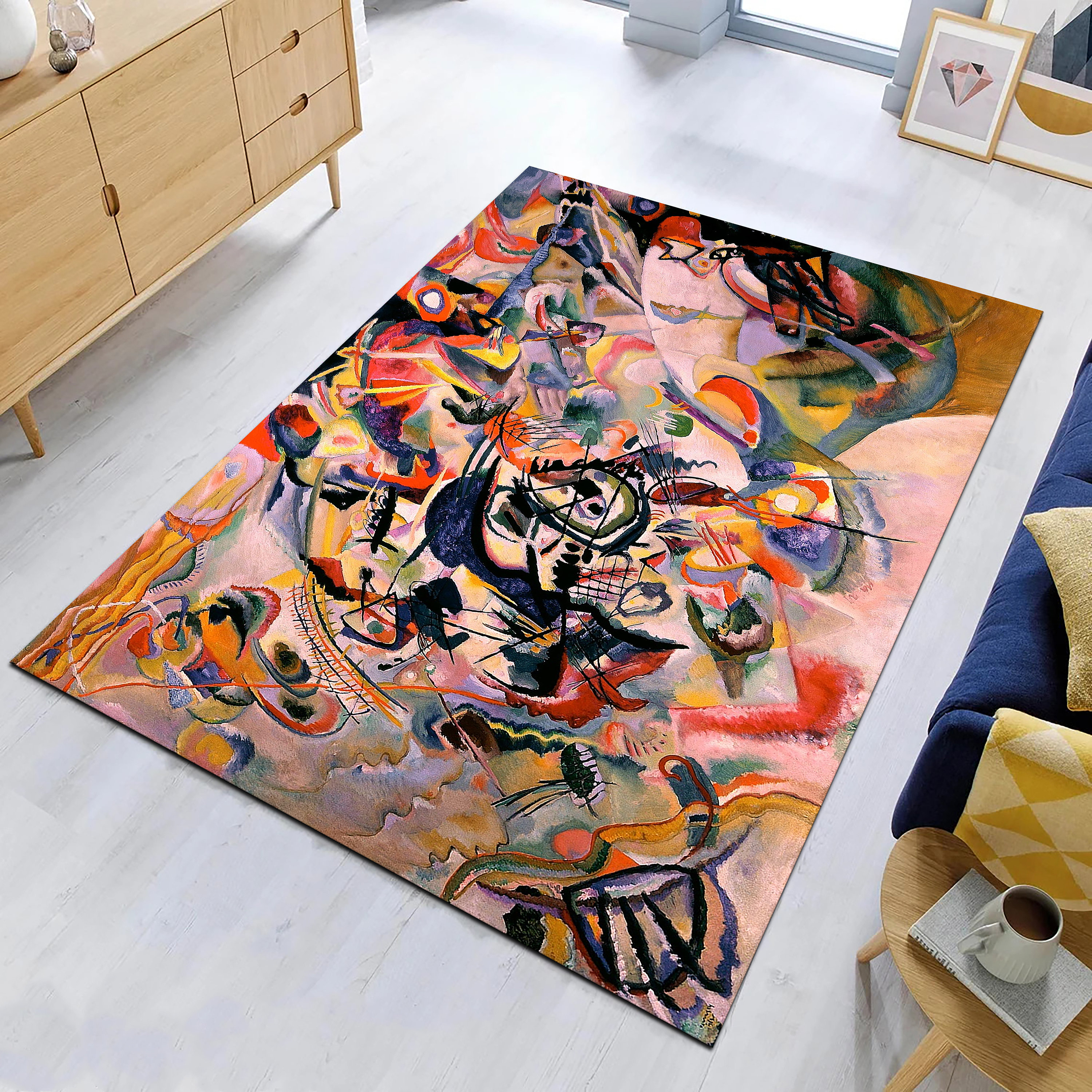 Wassily Kandinsky Design Rug Colorful by Wassily Kandinsky - Etsy