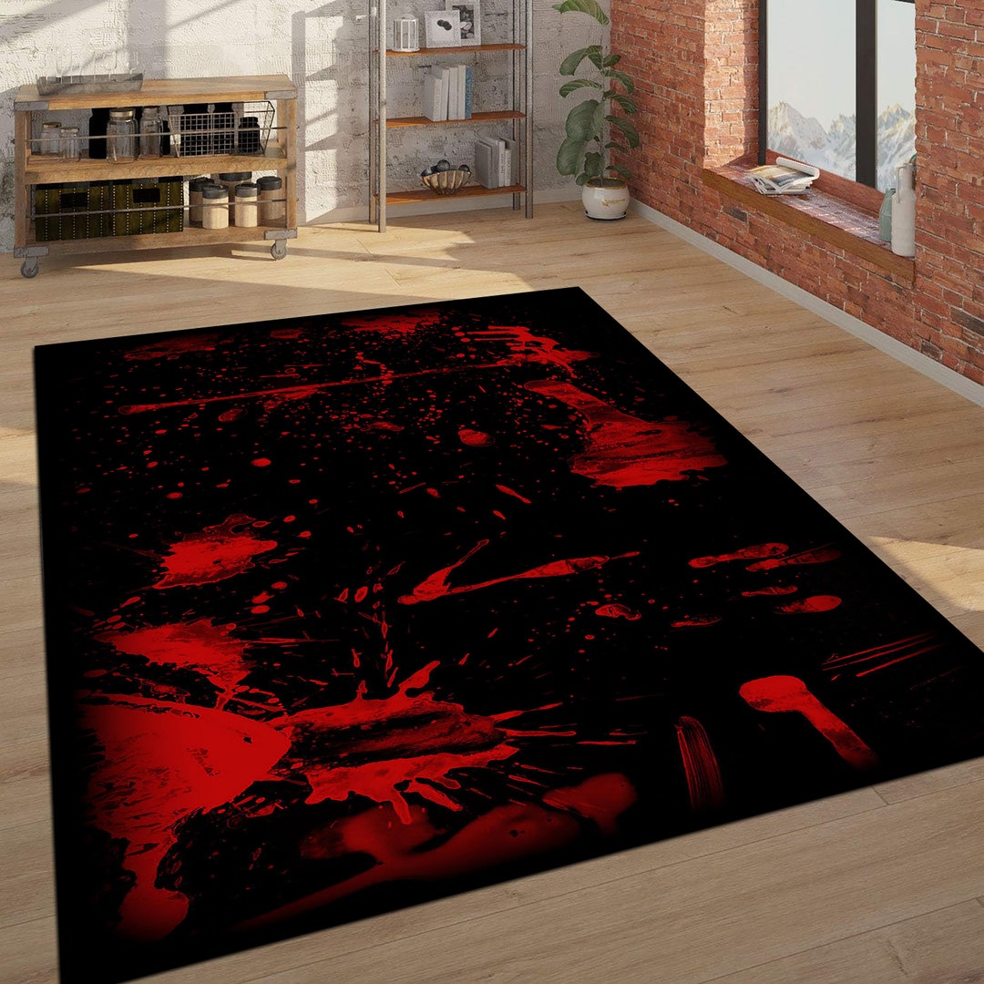 Horror Rug , 303 Horror Movie, for Living Room Bedroom, Flannel Soft ...