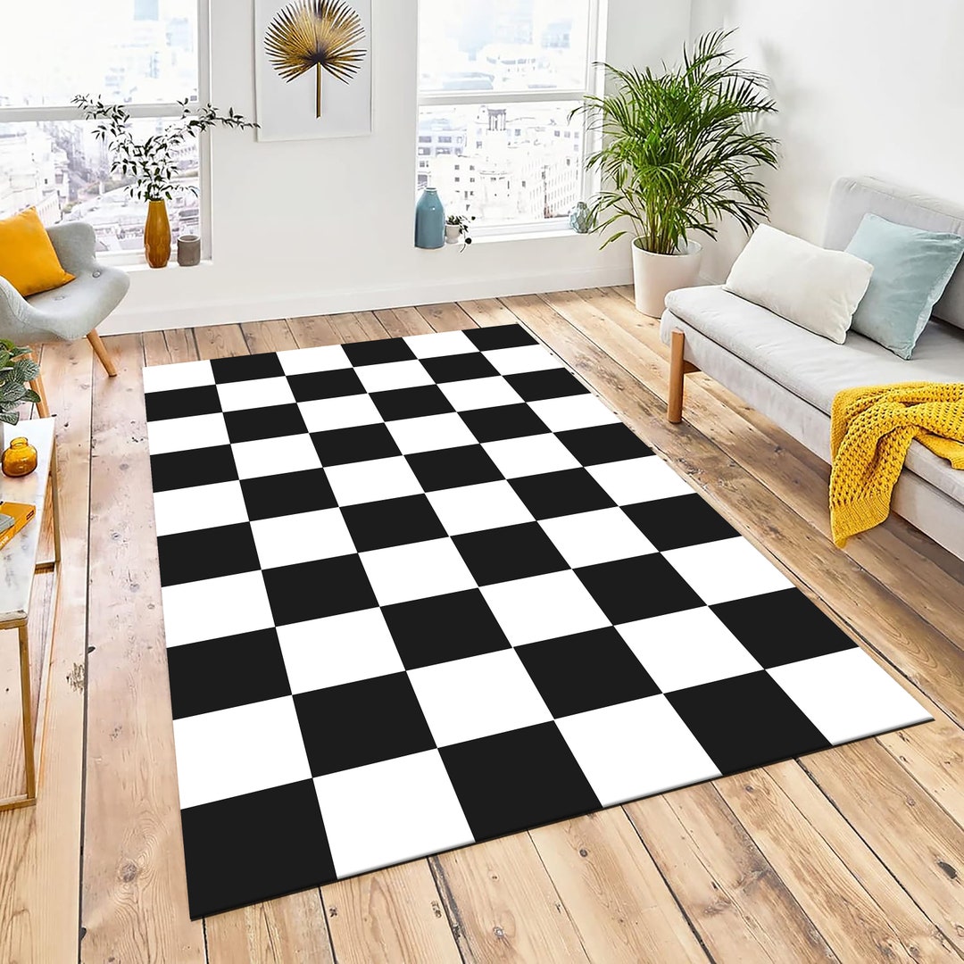 Chess Rug, Chess Set Rug, Game Room Rug, Kids Room Mat, Gift for Chess ...