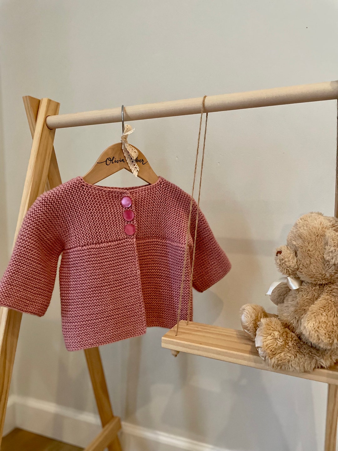 Handmade Organic Merino Wool Baby/toddler Cardigan - Etsy
