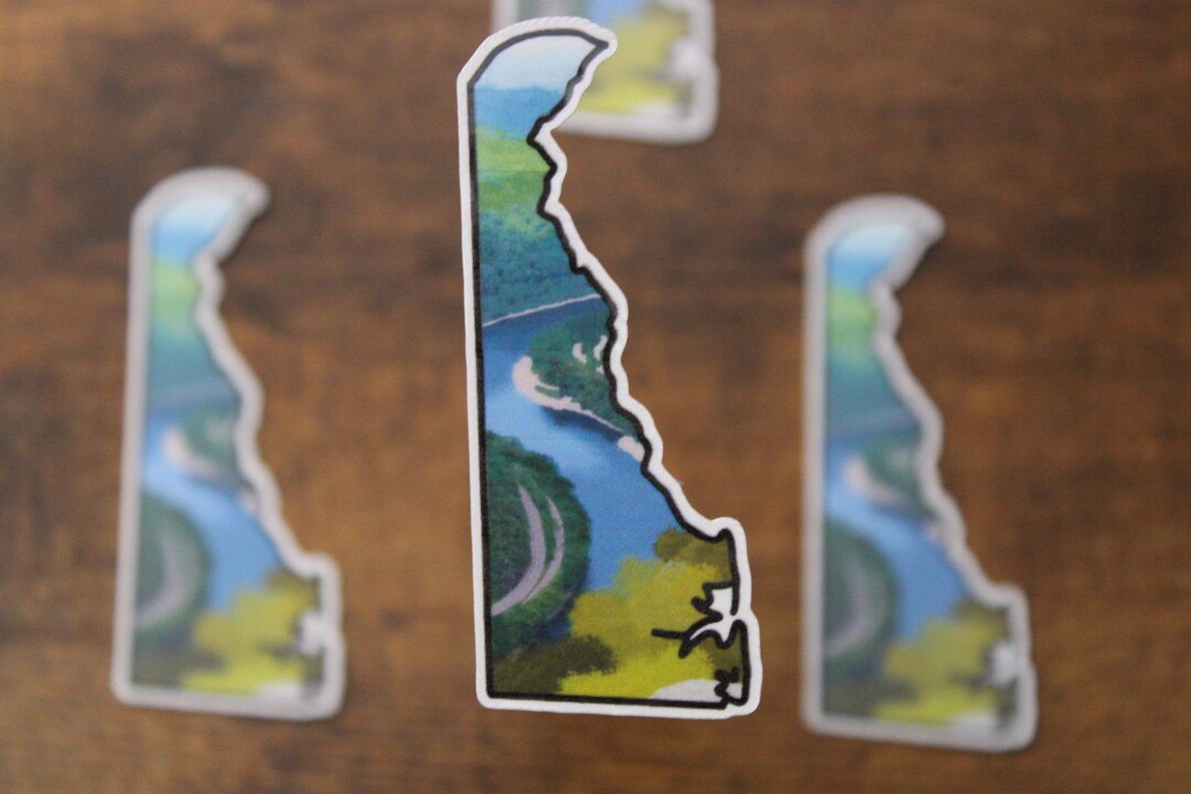 Delaware Sticker - Etsy