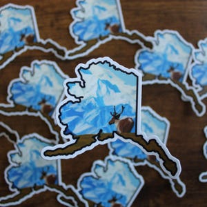 Alaska Sticker - Etsy